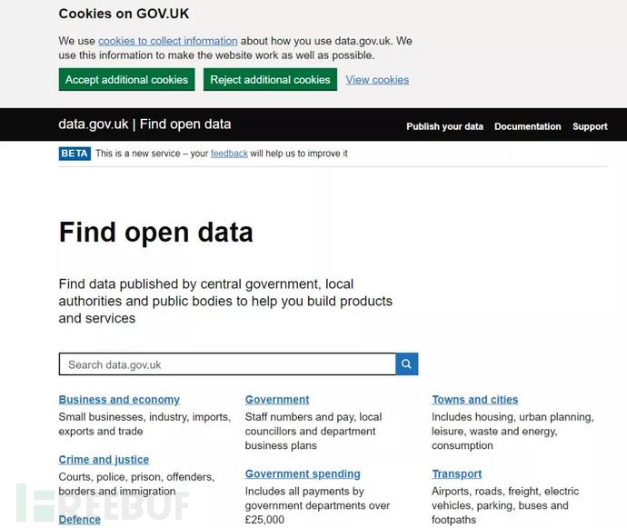 【情报工具】分享24个国内外政府开放数据平台 - FreeBuf网络安全行业门户