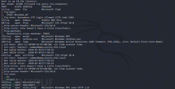 HTB靶机渗透系列之Sizzle - FreeBuf网络安全行业门户