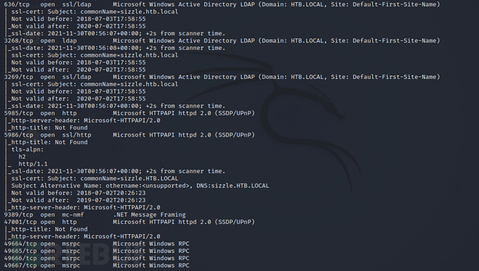 HTB靶机渗透系列之Sizzle - FreeBuf网络安全行业门户