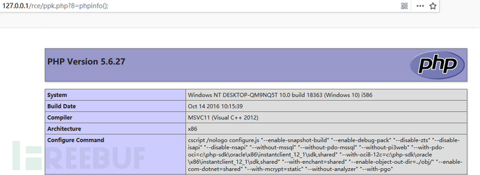 通过代码执行或命令执行写shell - FreeBuf网络安全行业门户