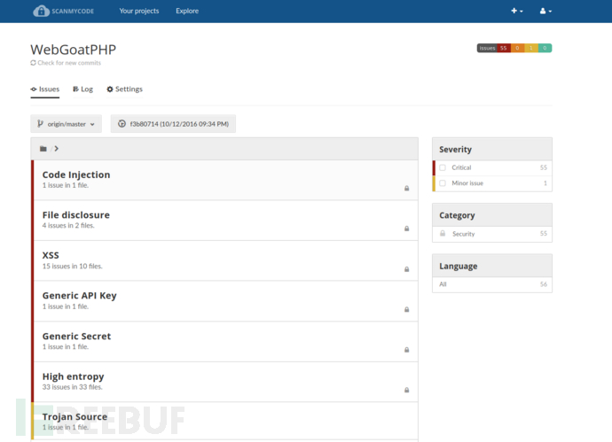 Scanmycode：一款功能强大的静态代码安全扫描工具 - FreeBuf网络安全行业门户