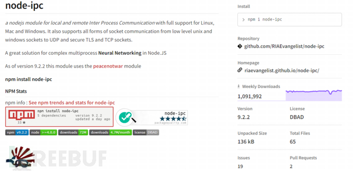 Node-ipc 热门包作者投毒“社死‘’，谁来保护开源软件供应链安全？ - FreeBuf网络安全行业门户
