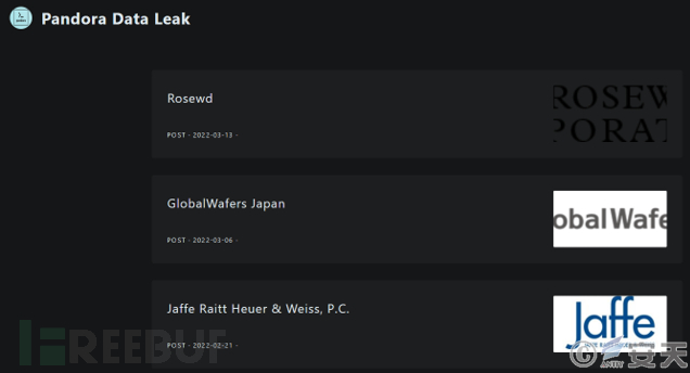 Pandora勒索软件分析报告 - FreeBuf网络安全行业门户
