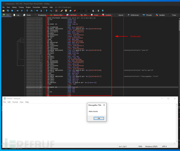 ShellcodeTemplate：一款针对Windows X86架构的Shellcode模版工具 - FreeBuf网络安全行业门户