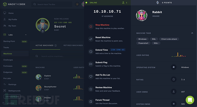 HTB靶机渗透系列之Rabbit - FreeBuf网络安全行业门户
