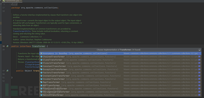 Java反序列化Commons-Collections1 TransformMap 版经验手记 - FreeBuf网络安全行业门户