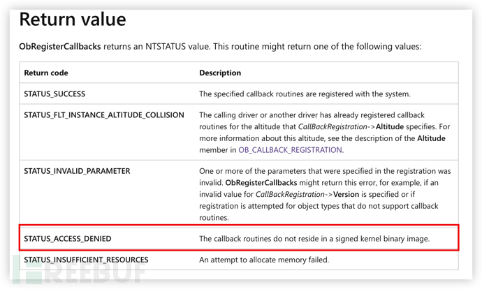 基于ObRegisterCallbacks实现的进程保护功能 - FreeBuf网络安全行业门户