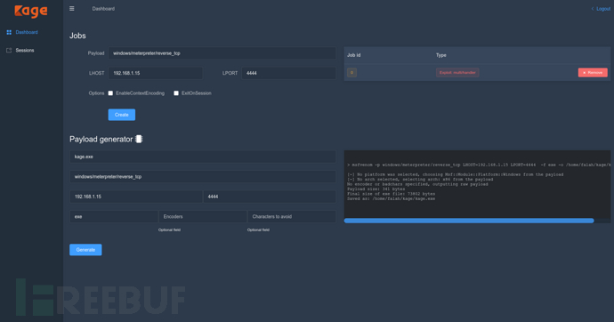 Kage：针对Metasploit Meterpreter图形化用户接口 - FreeBuf网络安全行业门户