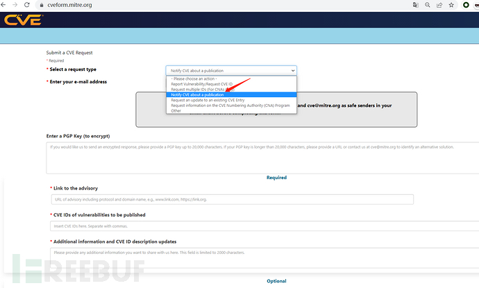 小白CVE编号申请指南 - FreeBuf网络安全行业门户