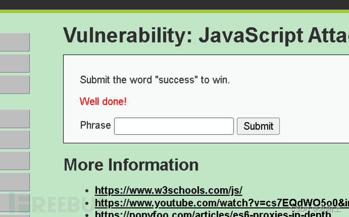 DVWA解题步骤 - FreeBuf网络安全行业门户