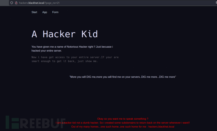 VnlnHub Hacker_Kid-v1.0.1 - FreeBuf网络安全行业门户