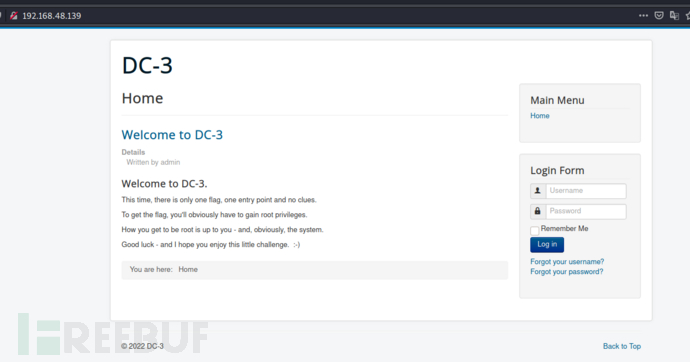 VnlnHub DC-3 - FreeBuf网络安全行业门户