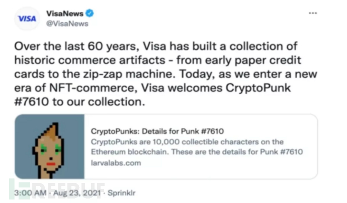 头像NFT售价创历史新高，为什么一个图片能卖那么贵？ - FreeBuf网络安全行业门户