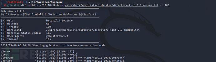 HTB靶机渗透系列之Popcorn - FreeBuf网络安全行业门户