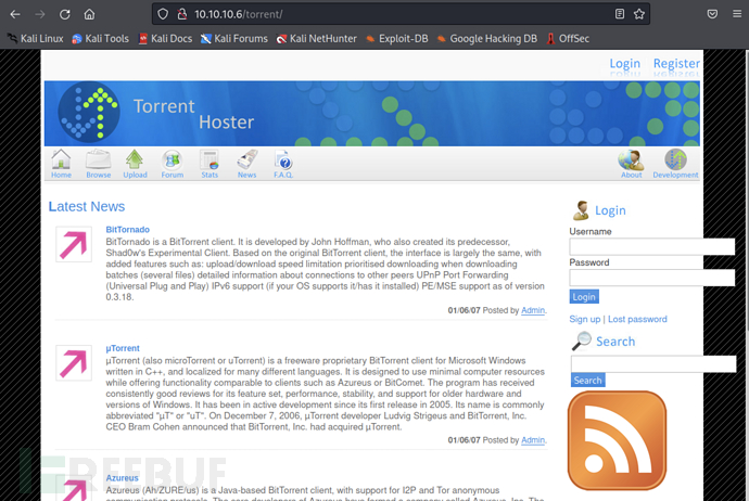 HTB靶机渗透系列之Popcorn - FreeBuf网络安全行业门户