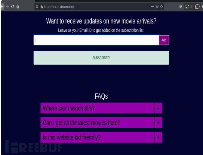 实战打靶之StreamIO - FreeBuf网络安全行业门户