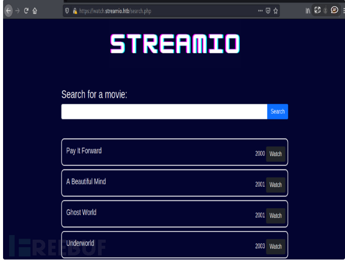实战打靶之StreamIO - FreeBuf网络安全行业门户