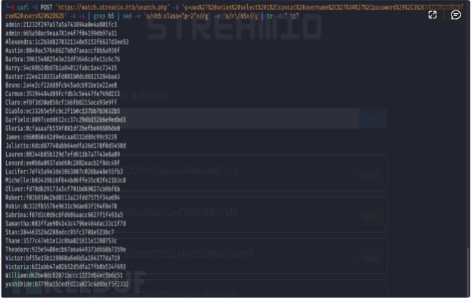 实战打靶之StreamIO - FreeBuf网络安全行业门户