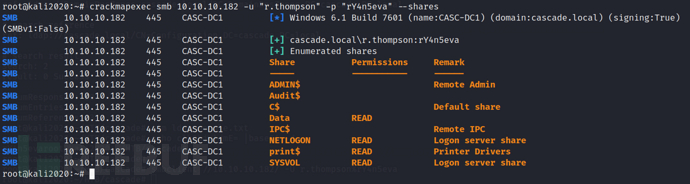 Hack The Box 系列域渗透之靶机Cascade - FreeBuf网络安全行业门户