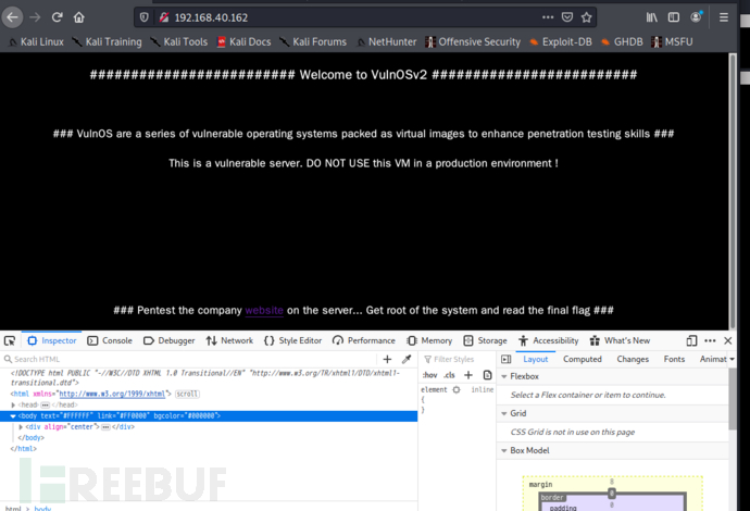 红队渗透项目之VulnOS：2 - FreeBuf网络安全行业门户