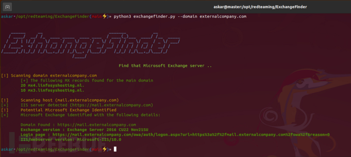 如何使用ExchangeFinder在给定域中寻找Microsoft Exchange实例 - FreeBuf网络安全行业门户