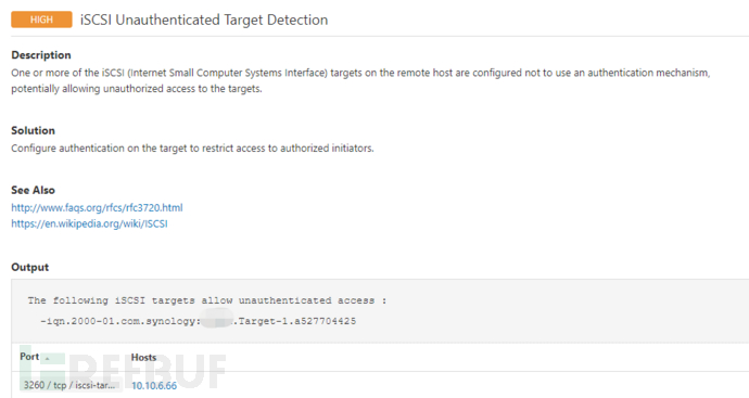 ISCSI 未授权漏洞(3260端口) - FreeBuf网络安全行业门户