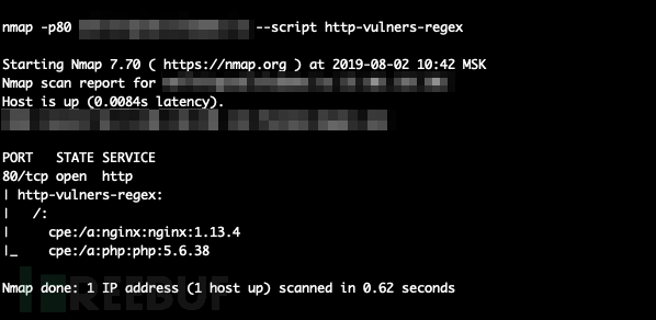 nmap_vulners：一个使用已知服务信息提供漏洞数据的强大NSE脚本 - FreeBuf网络安全行业门户