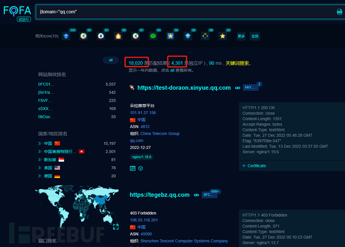 FOFA实战攻防对抗中企业安全运营场景下的应用（一） - FreeBuf网络安全行业门户
