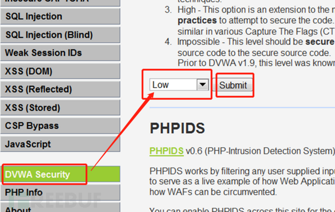 DVWA平台搭建+SQL注入实验详解 - FreeBuf网络安全行业门户