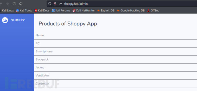 hackthebox靶机Shoppy - FreeBuf网络安全行业门户