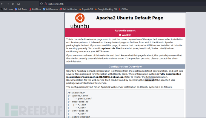 hack the box靶场练习之cronos - FreeBuf网络安全行业门户