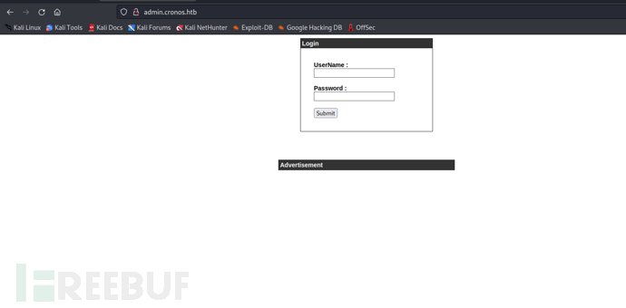 hack the box靶场练习之cronos - FreeBuf网络安全行业门户