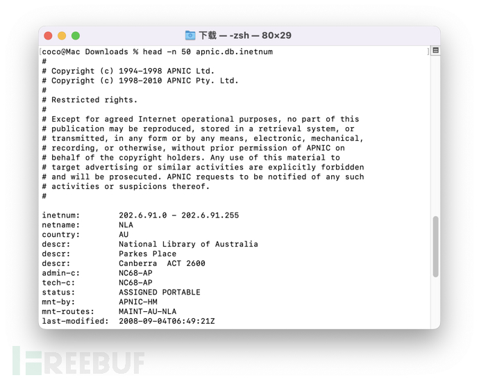 根据IP地址登记信息进行目标信息收集 - FreeBuf网络安全行业门户