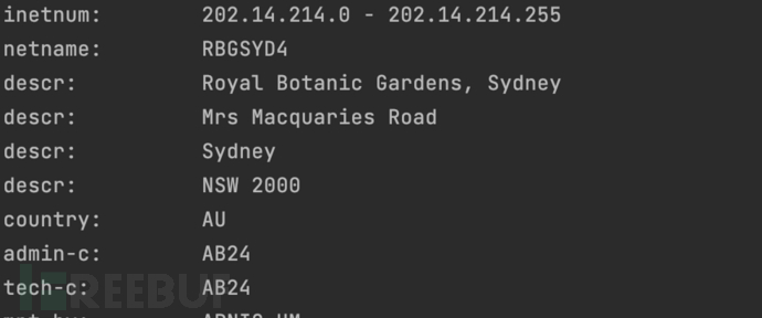根据IP地址登记信息进行目标信息收集 - FreeBuf网络安全行业门户
