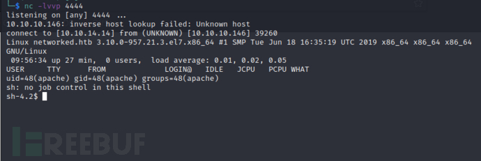 hack the box之Networked靶场练习 - FreeBuf网络安全行业门户