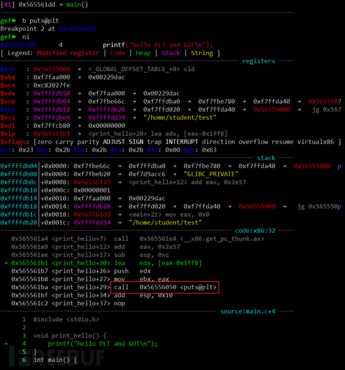 解释重定位、PLT、GOT以及延迟绑定 - FreeBuf网络安全行业门户