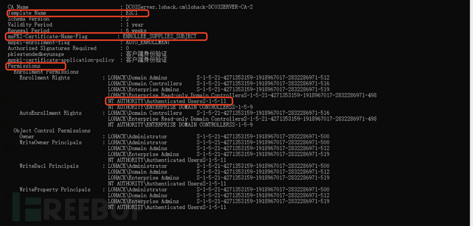 ADCS知识点全收录！ 如何利用证书服务器对域控进行多角度攻击（上） - FreeBuf网络安全行业门户