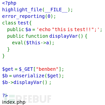PHP反序列化靶场通关记录-1 - FreeBuf网络安全行业门户