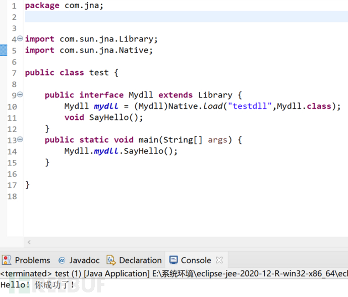JNA 调用动态链接库 - FreeBuf网络安全行业门户