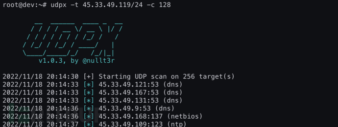 UDPX：一款功能强大的快速轻量级单数据包UDP扫描器 - FreeBuf网络安全行业门户