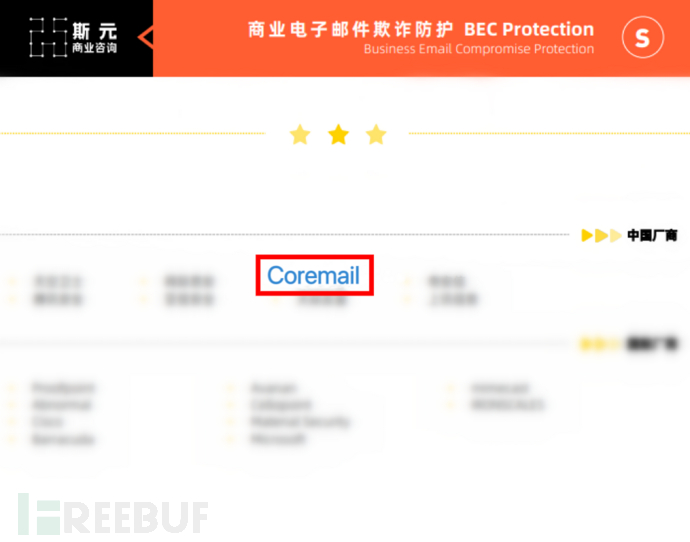 喜报！Coremail实力上榜“邮件安全网关”和“反钓鱼”等三大赛道！ - FreeBuf网络安全行业门户