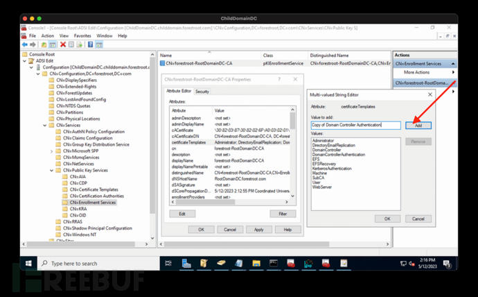 揭秘域管理员提权路径：使用ESC5从DA到EA - FreeBuf网络安全行业门户