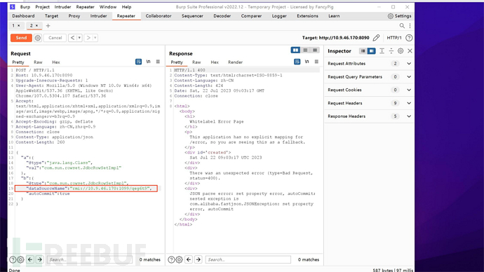 fastjson-CNVD-2019-22238漏洞复现 - FreeBuf网络安全行业门户