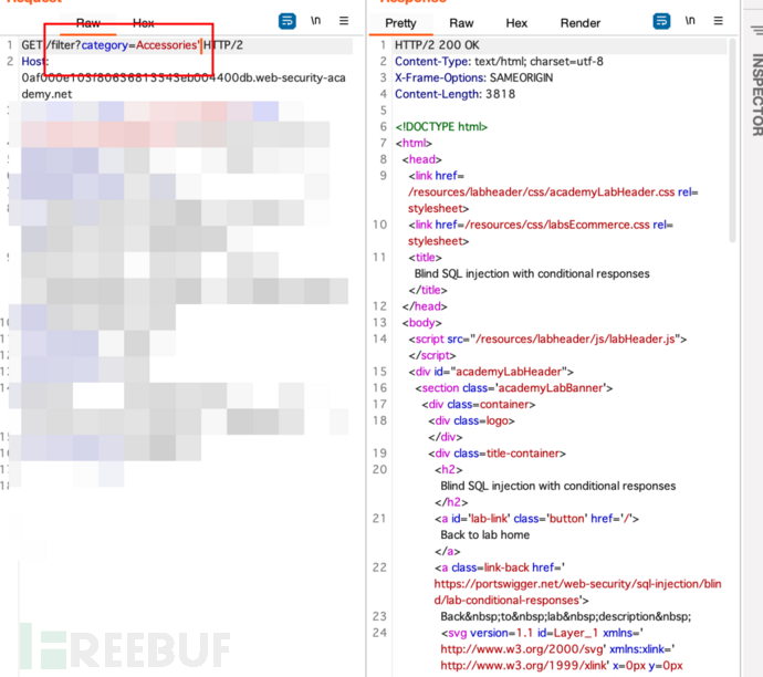 burpLab——sql注入学习笔记 - FreeBuf网络安全行业门户