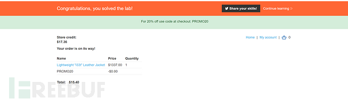 渗透测试 | 利用条件竞争突破优惠券仅能使用一次的逻辑限制 - FreeBuf网络安全行业门户