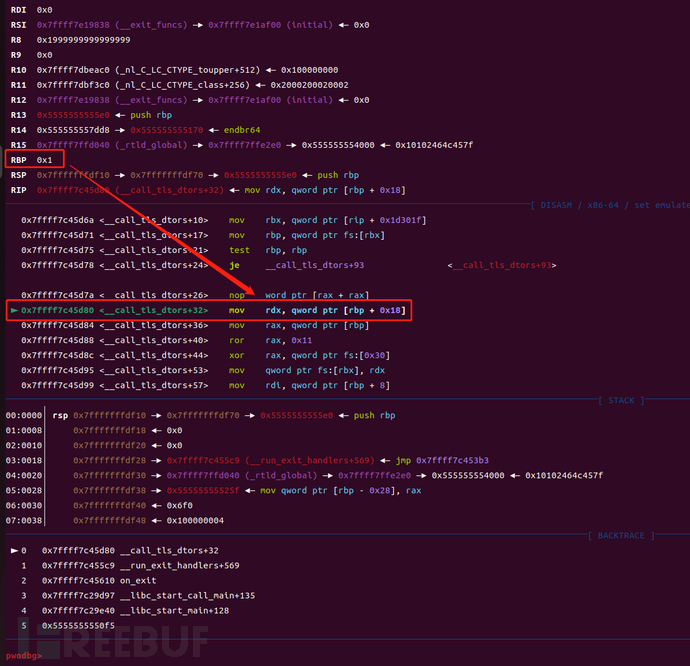 glibc2.35-通过tls_dtor_list劫持exit执行流程 - FreeBuf网络安全行业门户