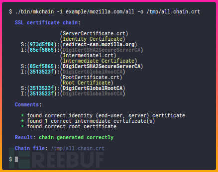 如何使用Mkchain构建一个有效的SSL证书链 - FreeBuf网络安全行业门户